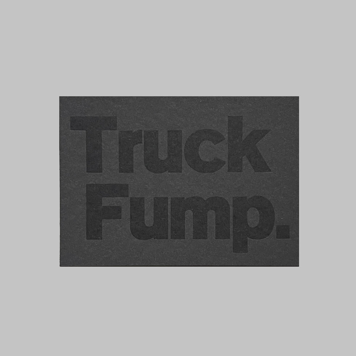 Truck Fump 2nd Edition, Set of 3 – p98a.berlin shop