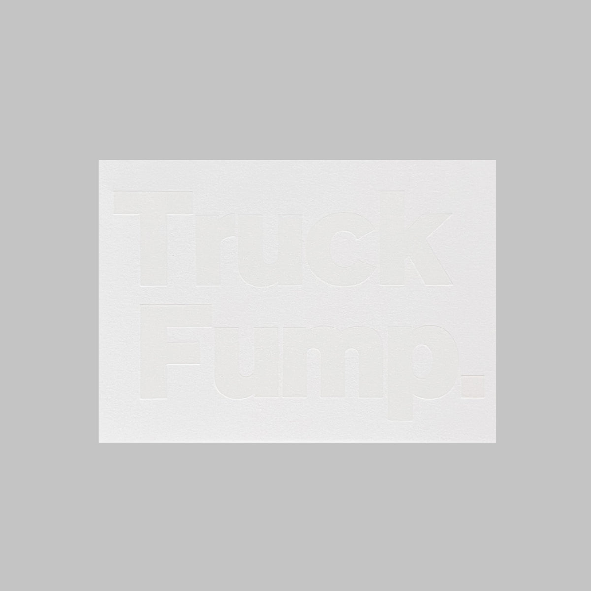 Truck Fump 2nd Edition, Set of 3 – p98a.berlin shop