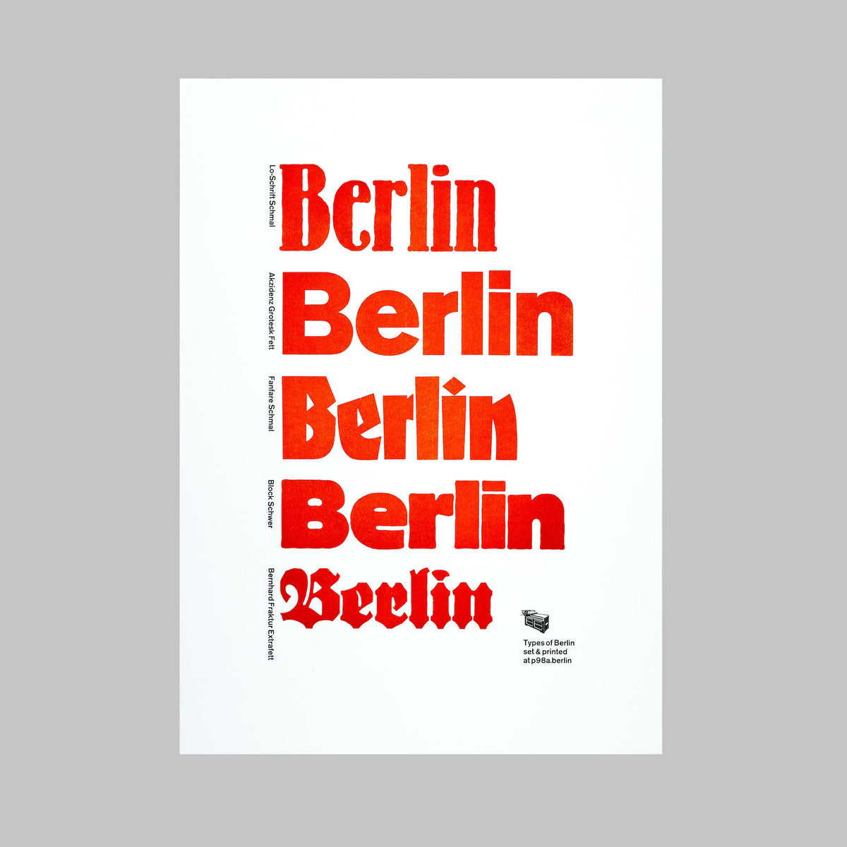 Types of Berlin – p98a.berlin shop